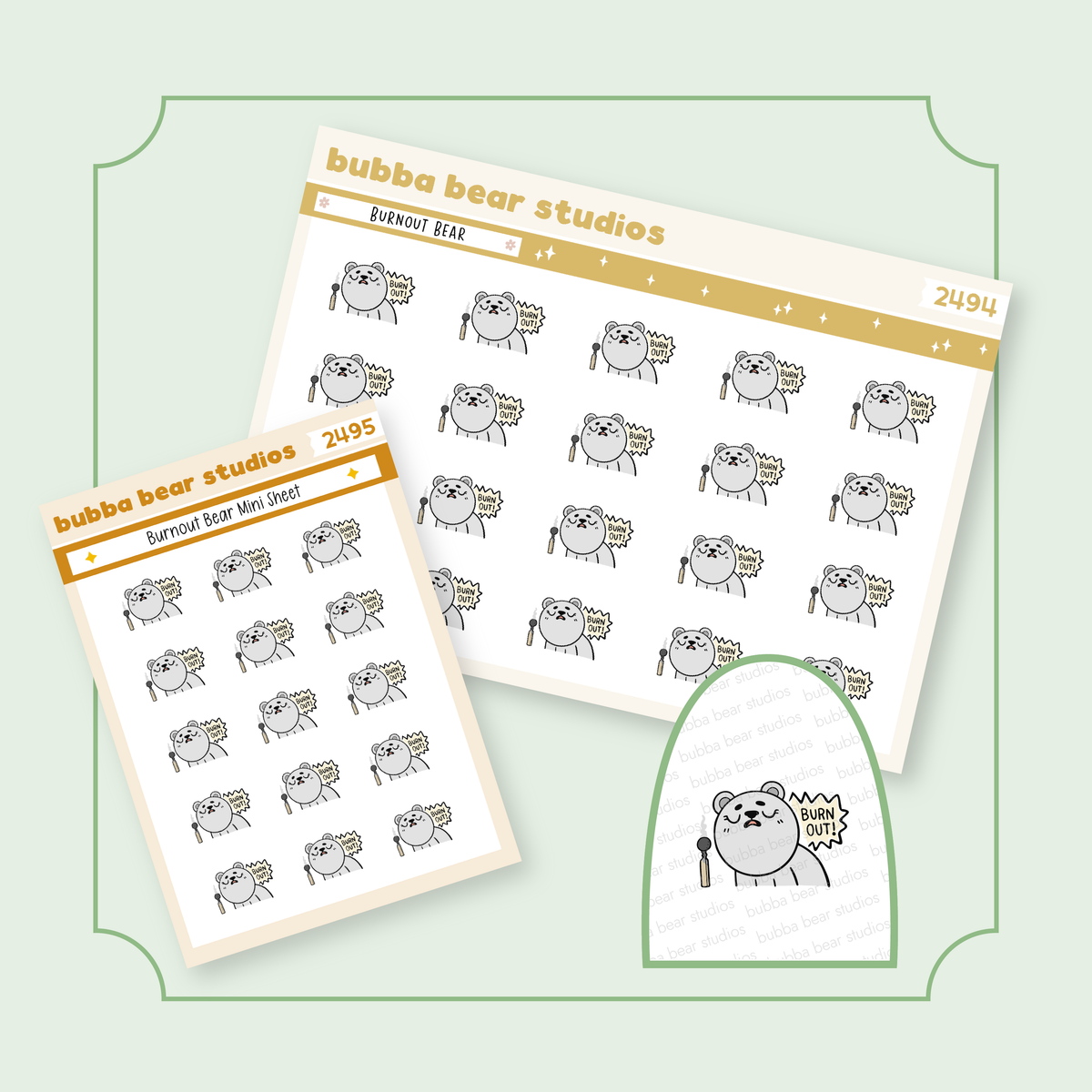 Burnout Bear – Bubba Bear Studios