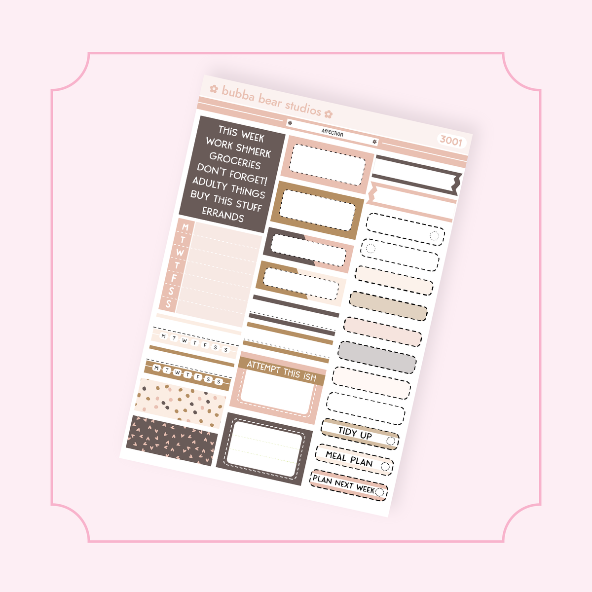 MINI - Affection – Bubba Bear Studios