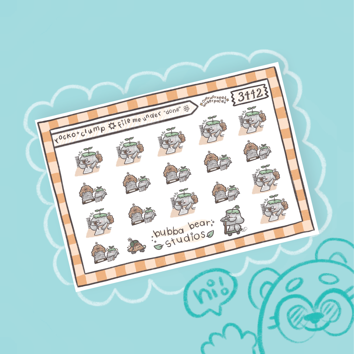 Rocko + Clump || File Me Under "Done" – Bubba Bear Studios