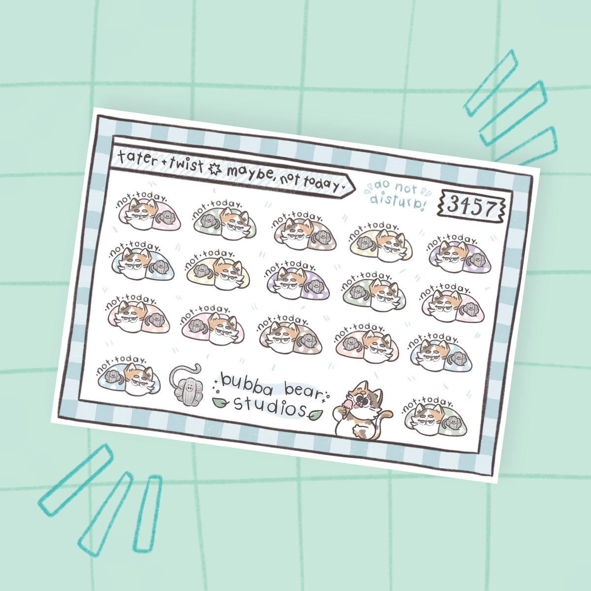 Tater + Twist || Maybe, Not Today – Bubba Bear Studios