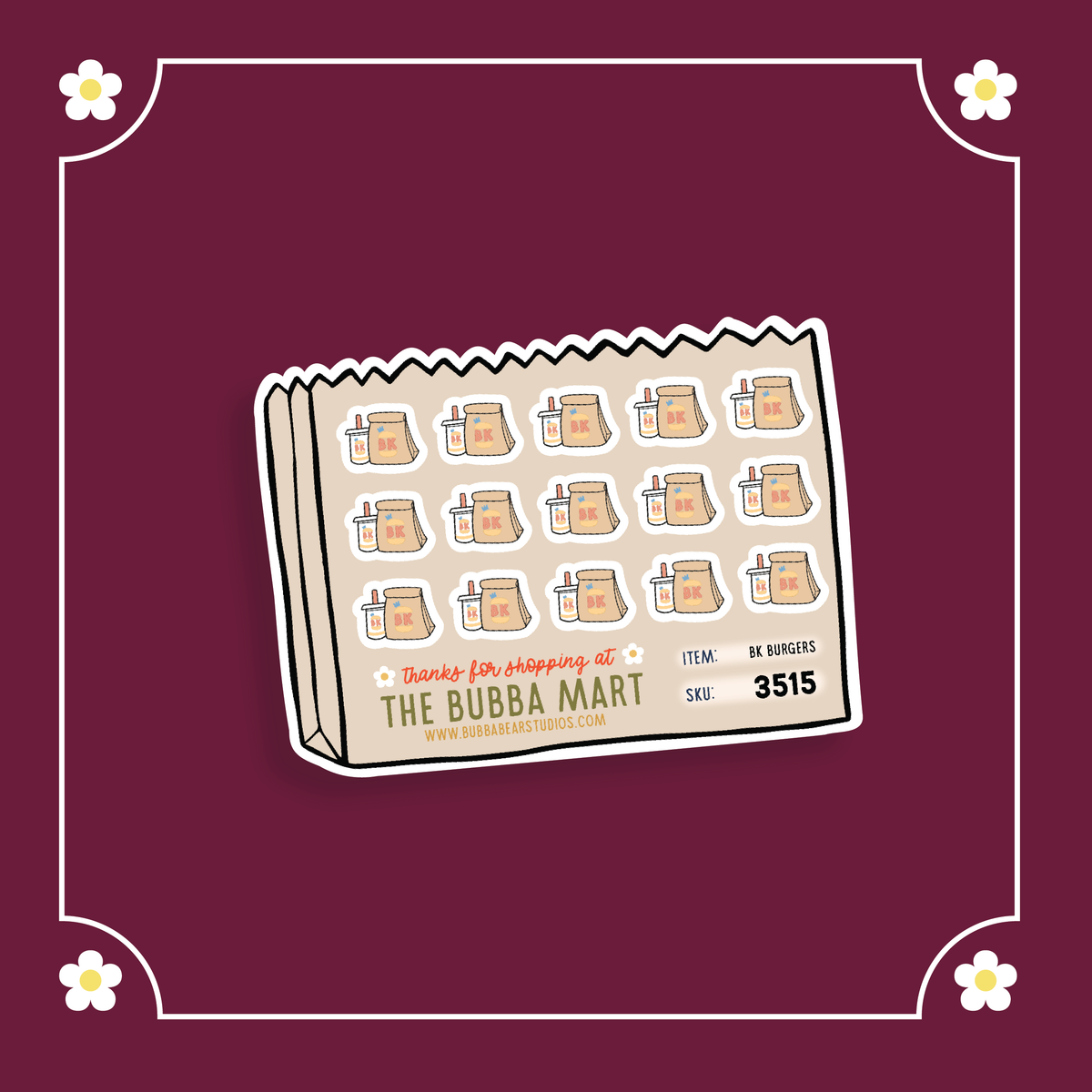 BK Burgers – Bubba Bear Studios