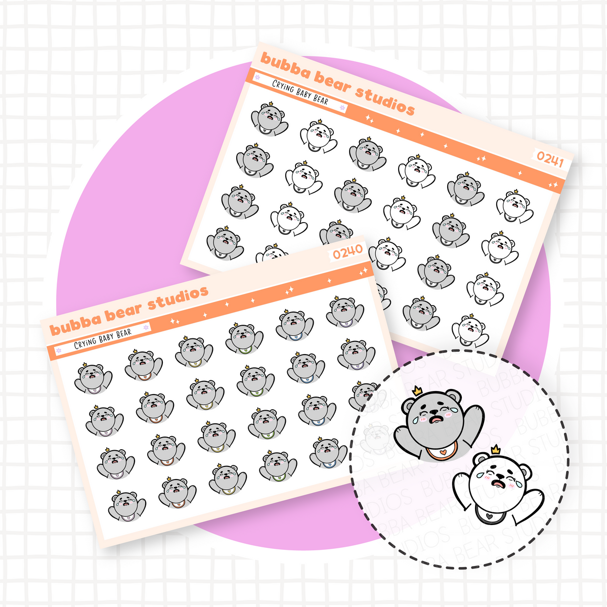 Crying Baby Bears – Bubba Bear Studios