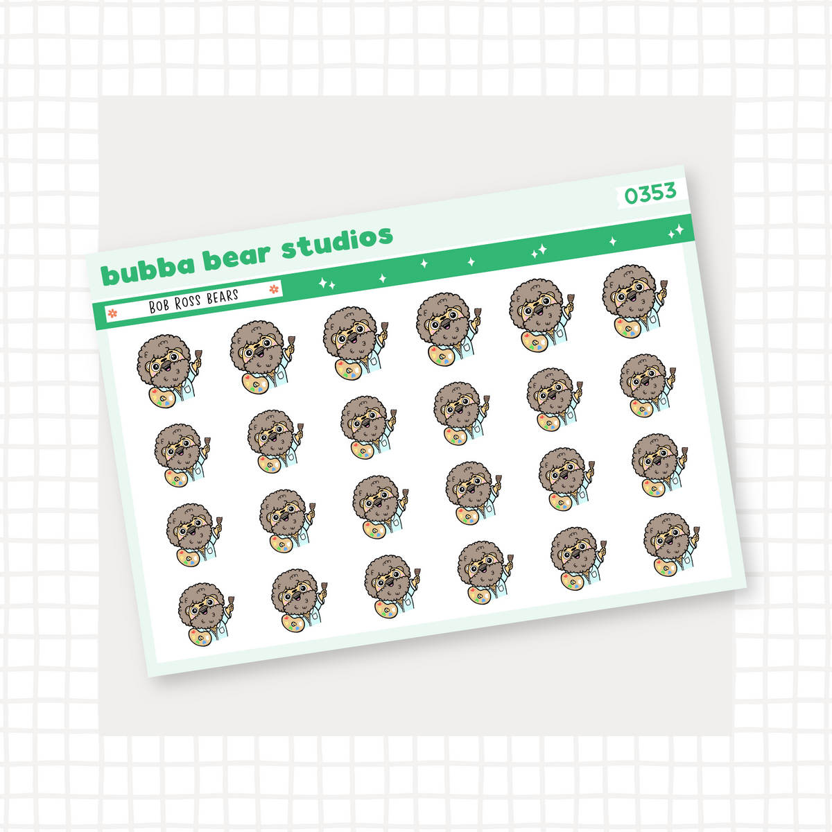 Bob Ross Bears – Bubba Bear Studios