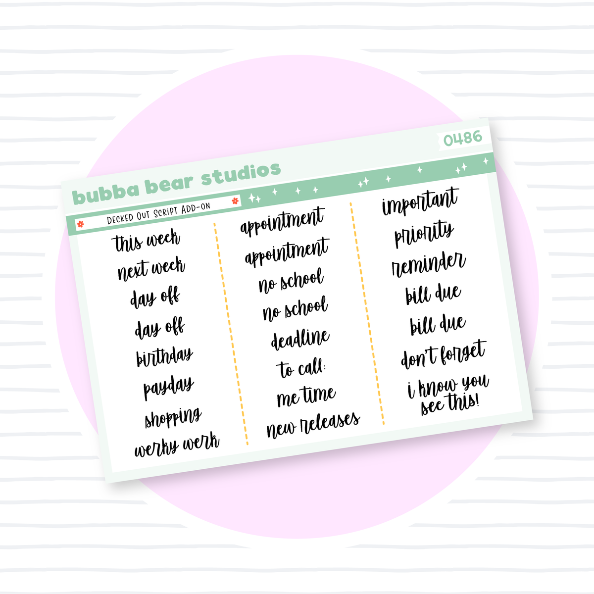 Decked Out Script Add-On – Bubba Bear Studios