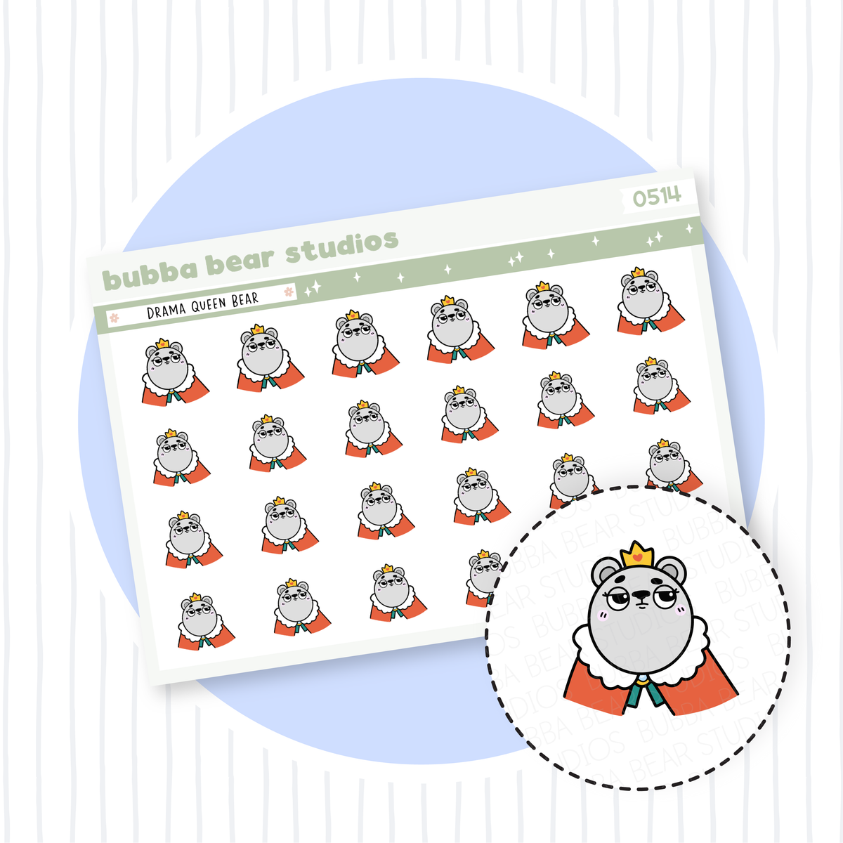 Drama Queen Bear – Bubba Bear Studios