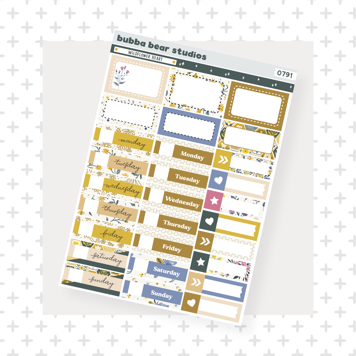 VERTICAL - Wildflower Heart – Bubba Bear Studios