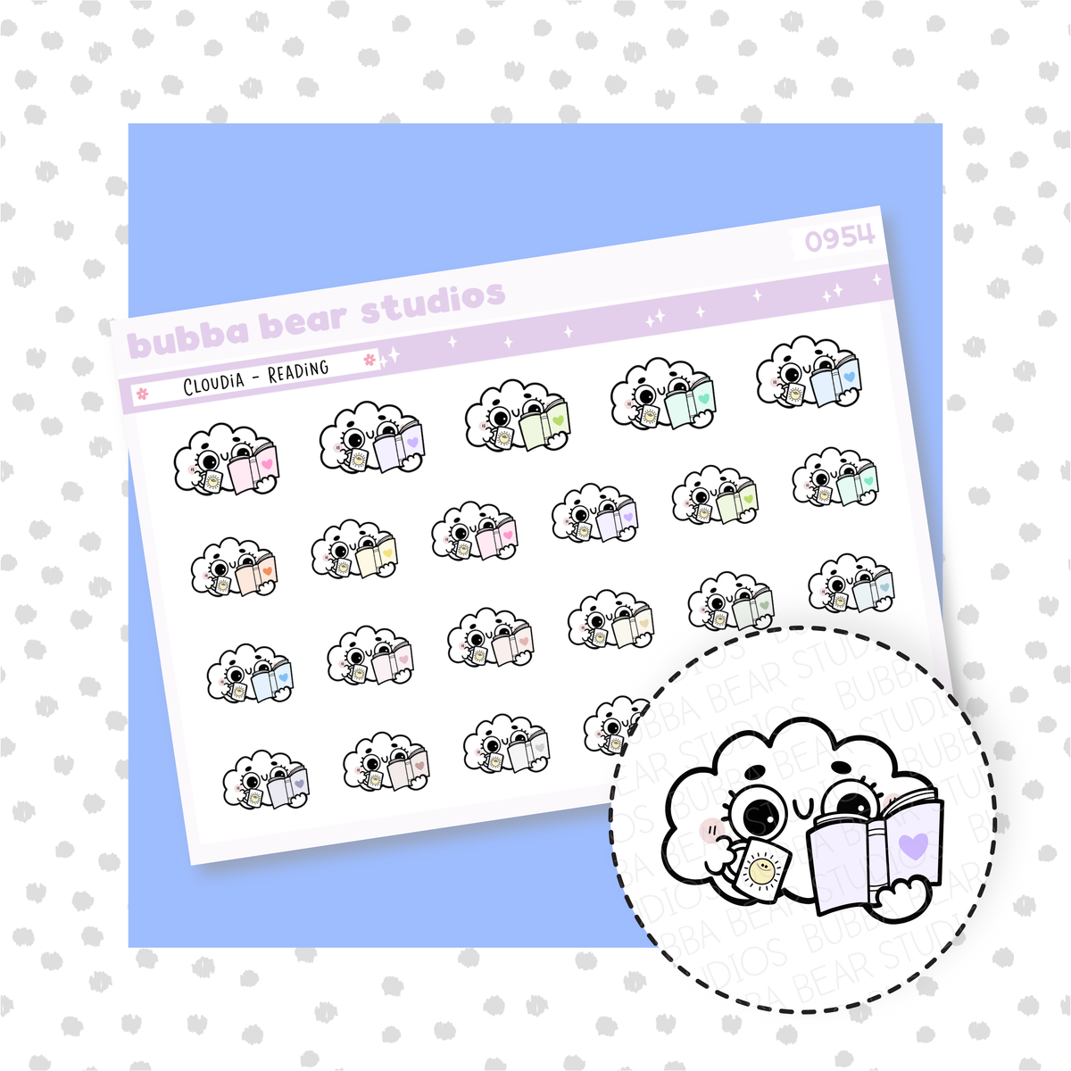 Cloudia - Reading – Bubba Bear Studios