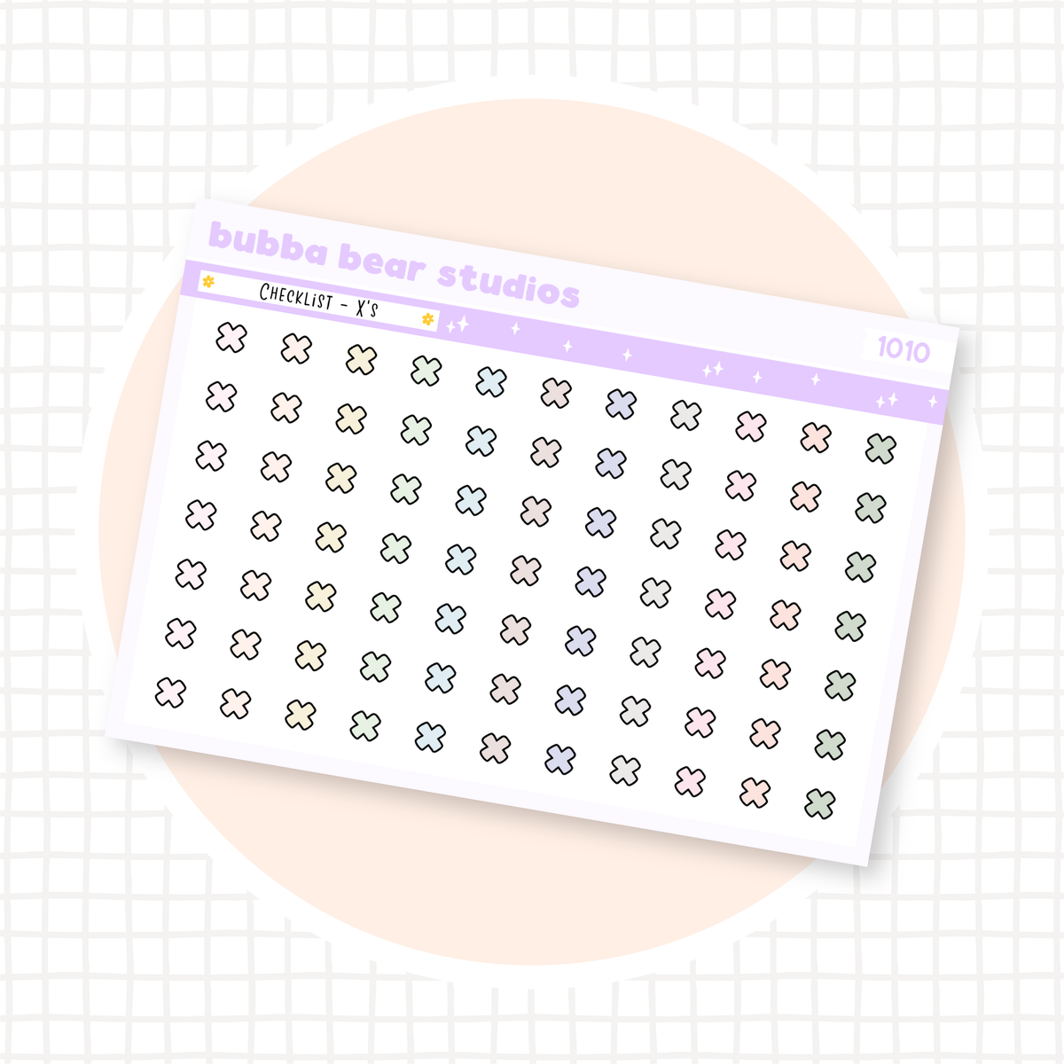 Checklist - X's – Bubba Bear Studios