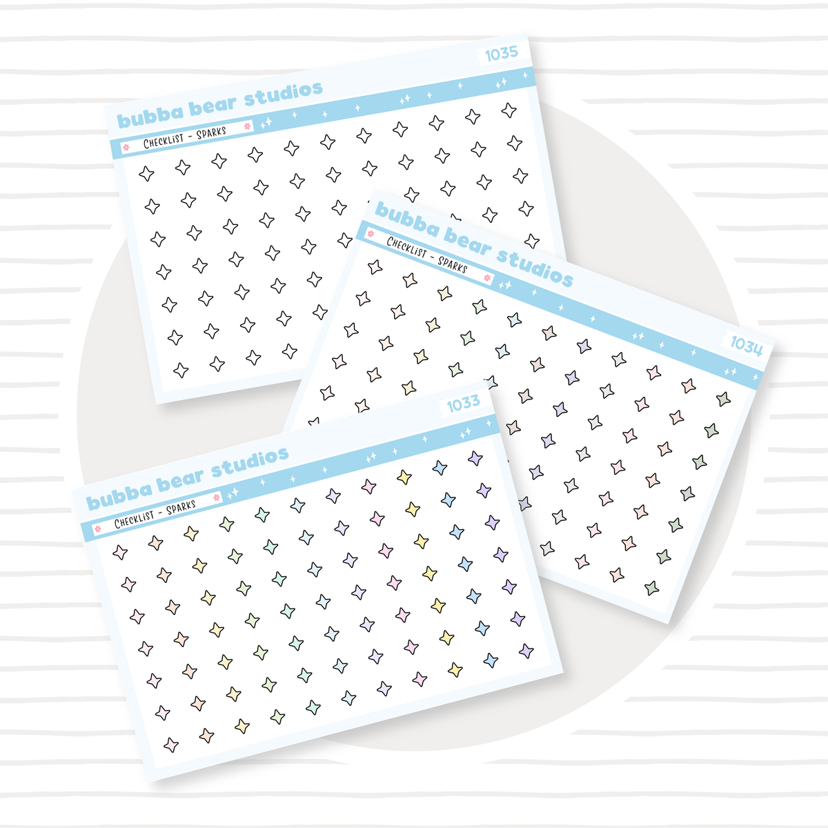 Checklist - Sparks – Bubba Bear Studios