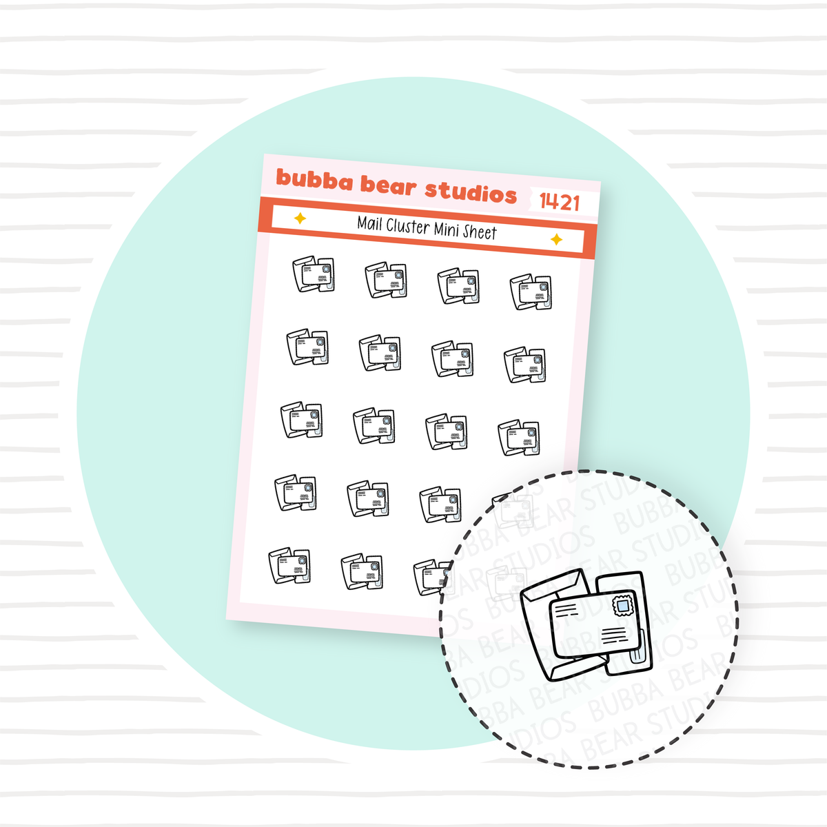 Mail Cluster - Mini Sheet – Bubba Bear Studios