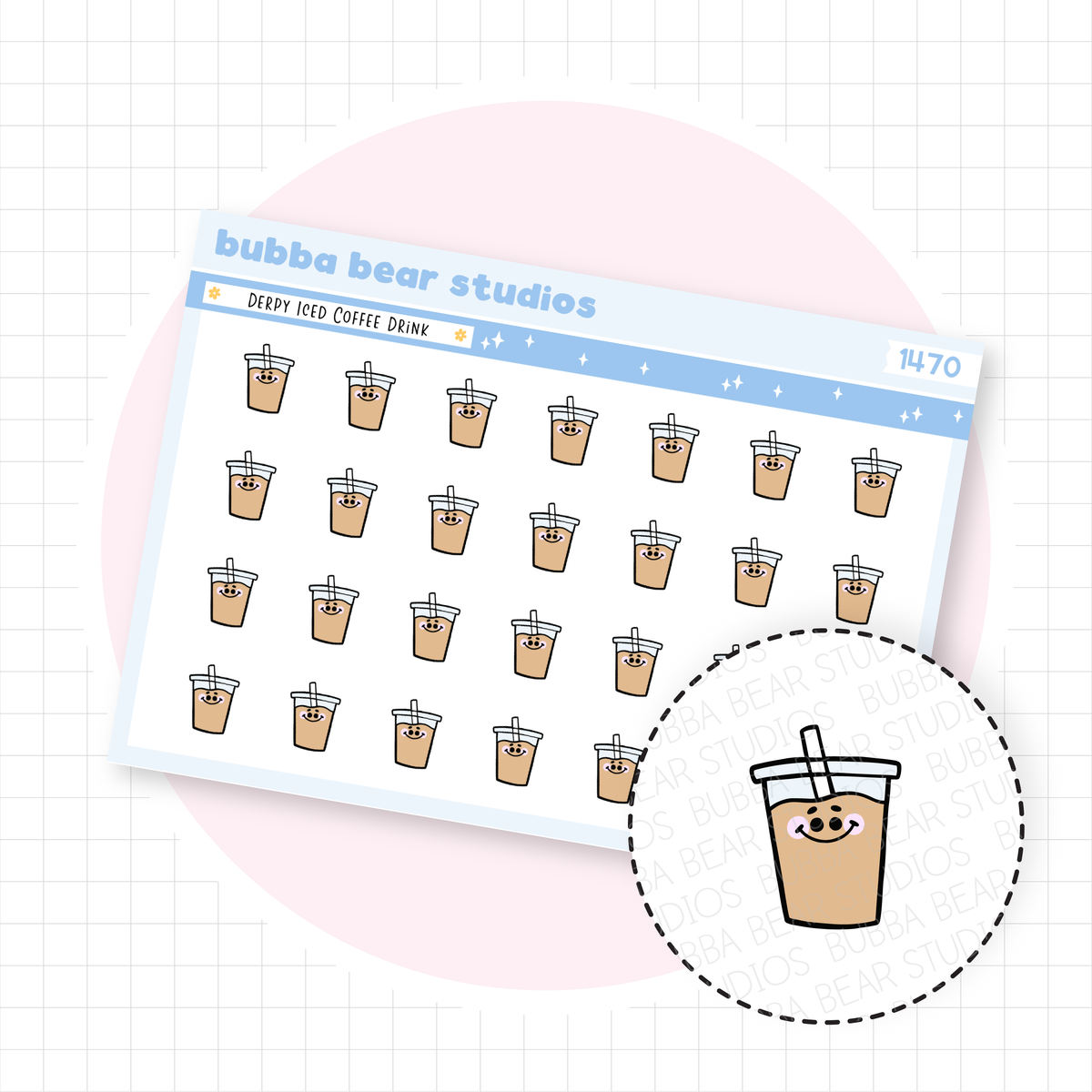 Derpy Iced Coffee Drink – Bubba Bear Studios