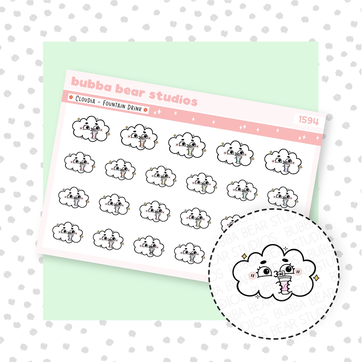 Cloudia - Fountain Drink – Bubba Bear Studios