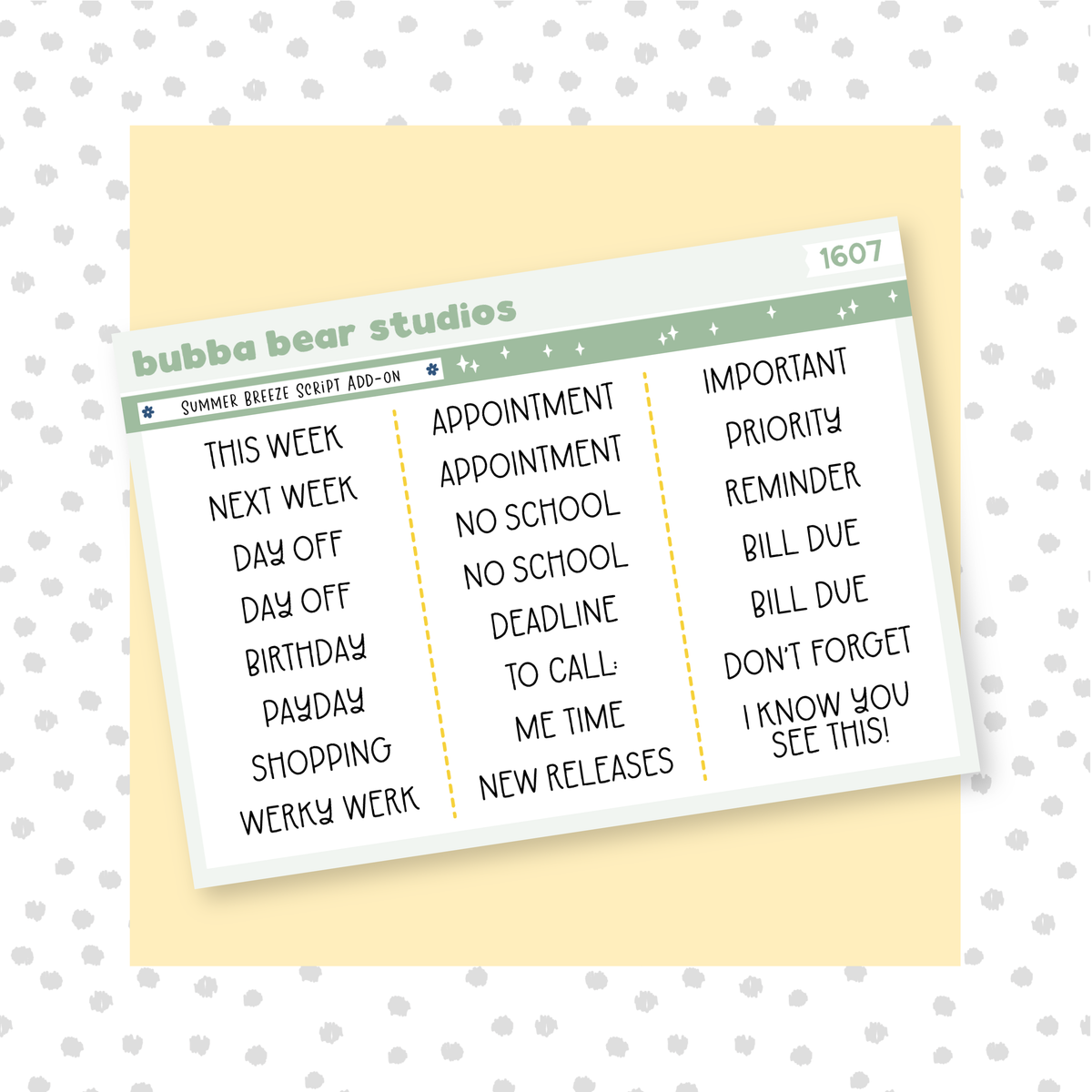 Summer Breeze Script Add-On – Bubba Bear Studios