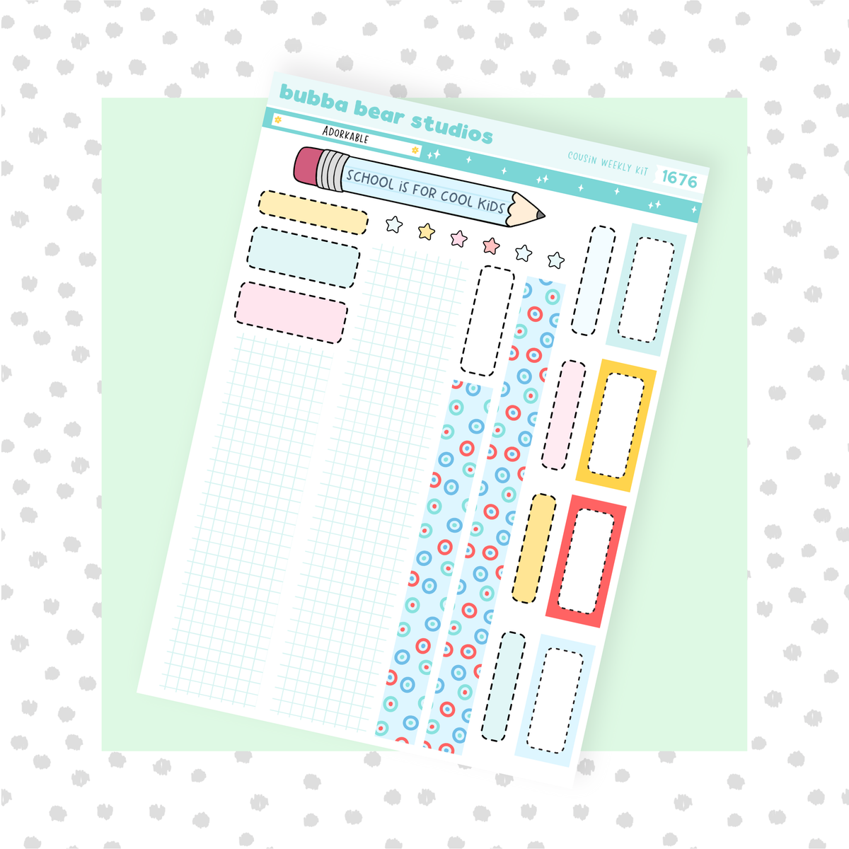 HOBONICHI COUSIN - Adorkable – Bubba Bear Studios