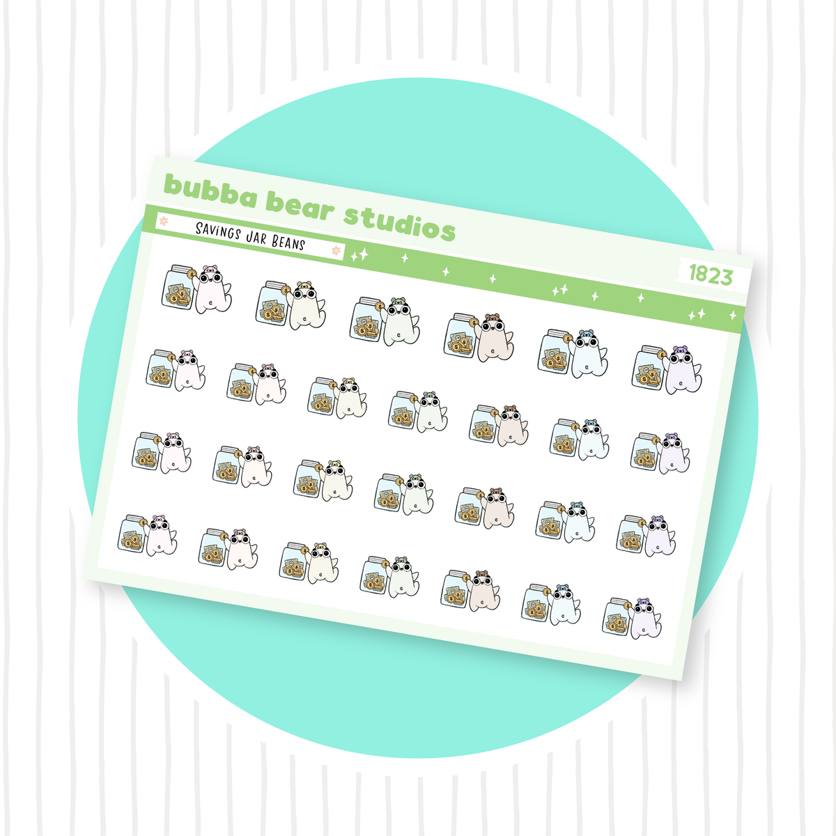 Savings Jar Beans – Bubba Bear Studios