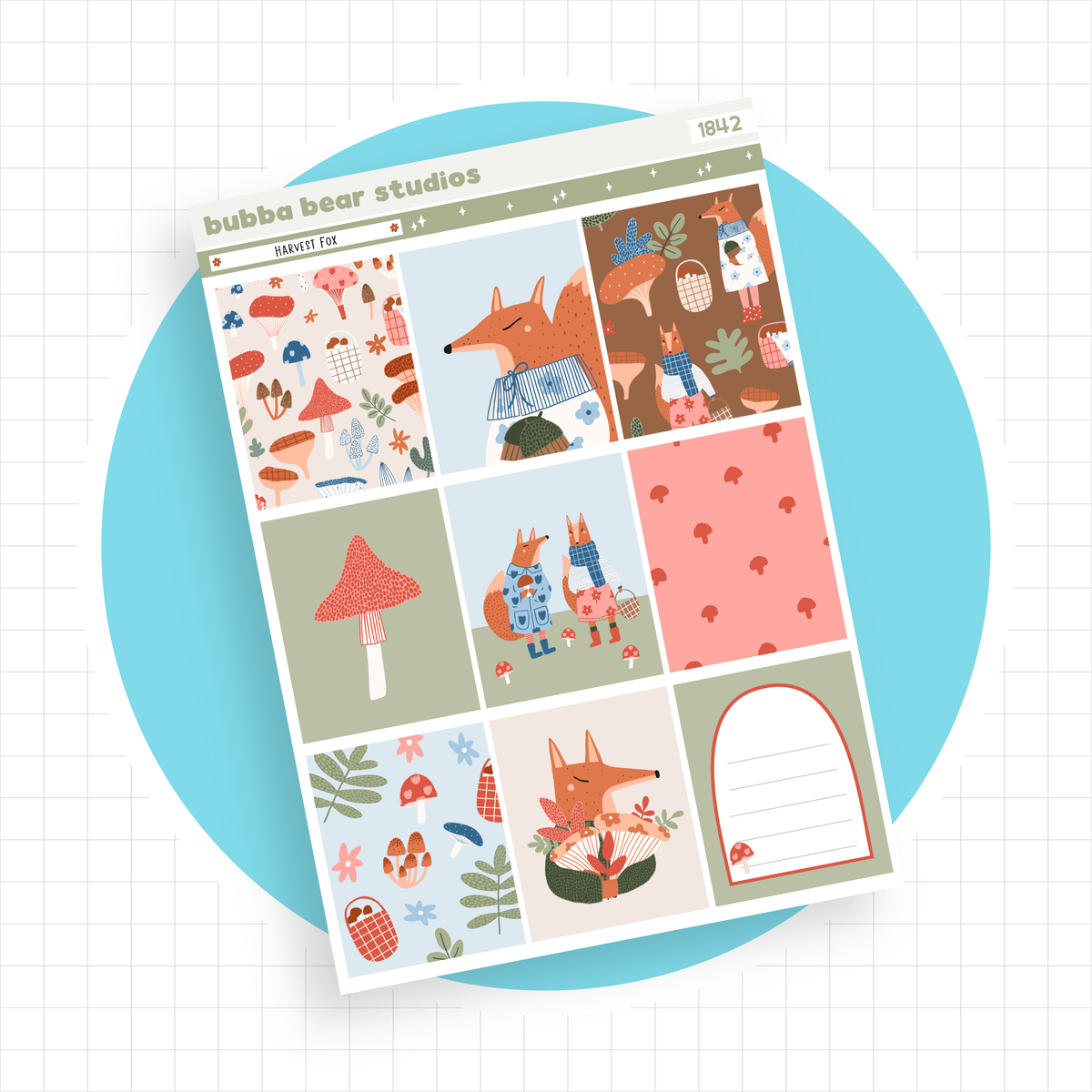 VERTICAL - Harvest Fox – Bubba Bear Studios