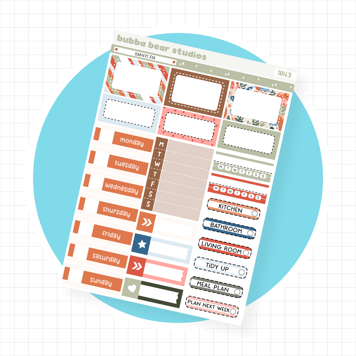 VERTICAL - Harvest Fox – Bubba Bear Studios
