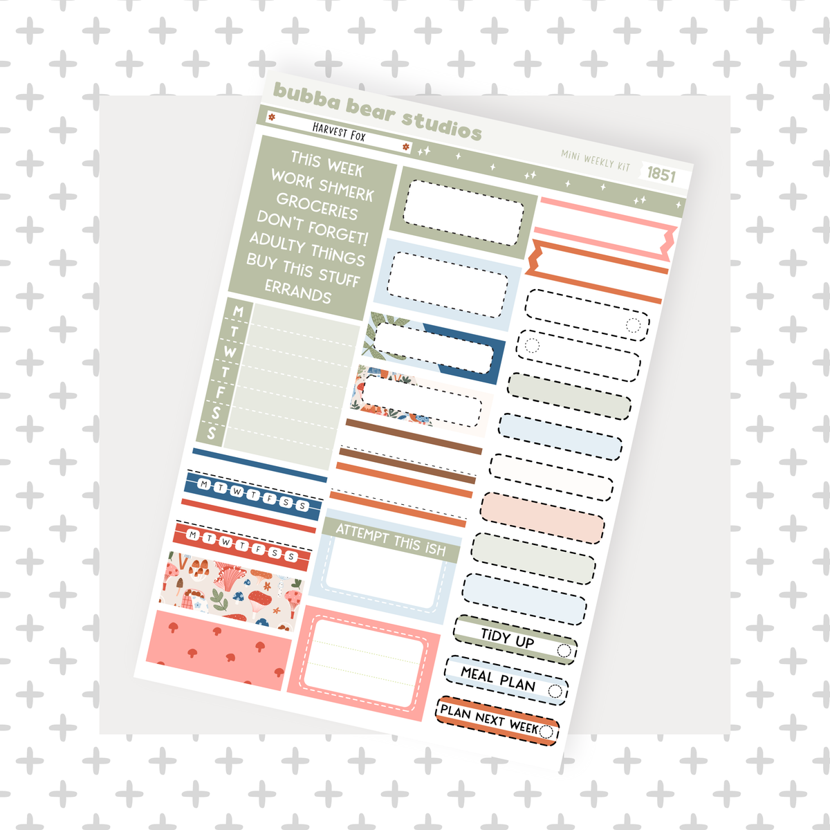 MINI - Harvest Fox – Bubba Bear Studios