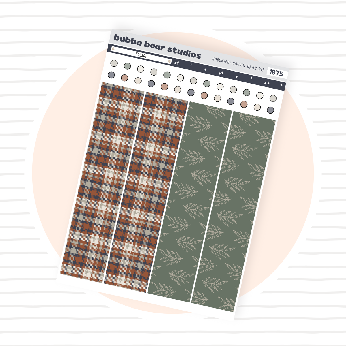 Hobonichi Cousin DAILY - Forage – Bubba Bear Studios