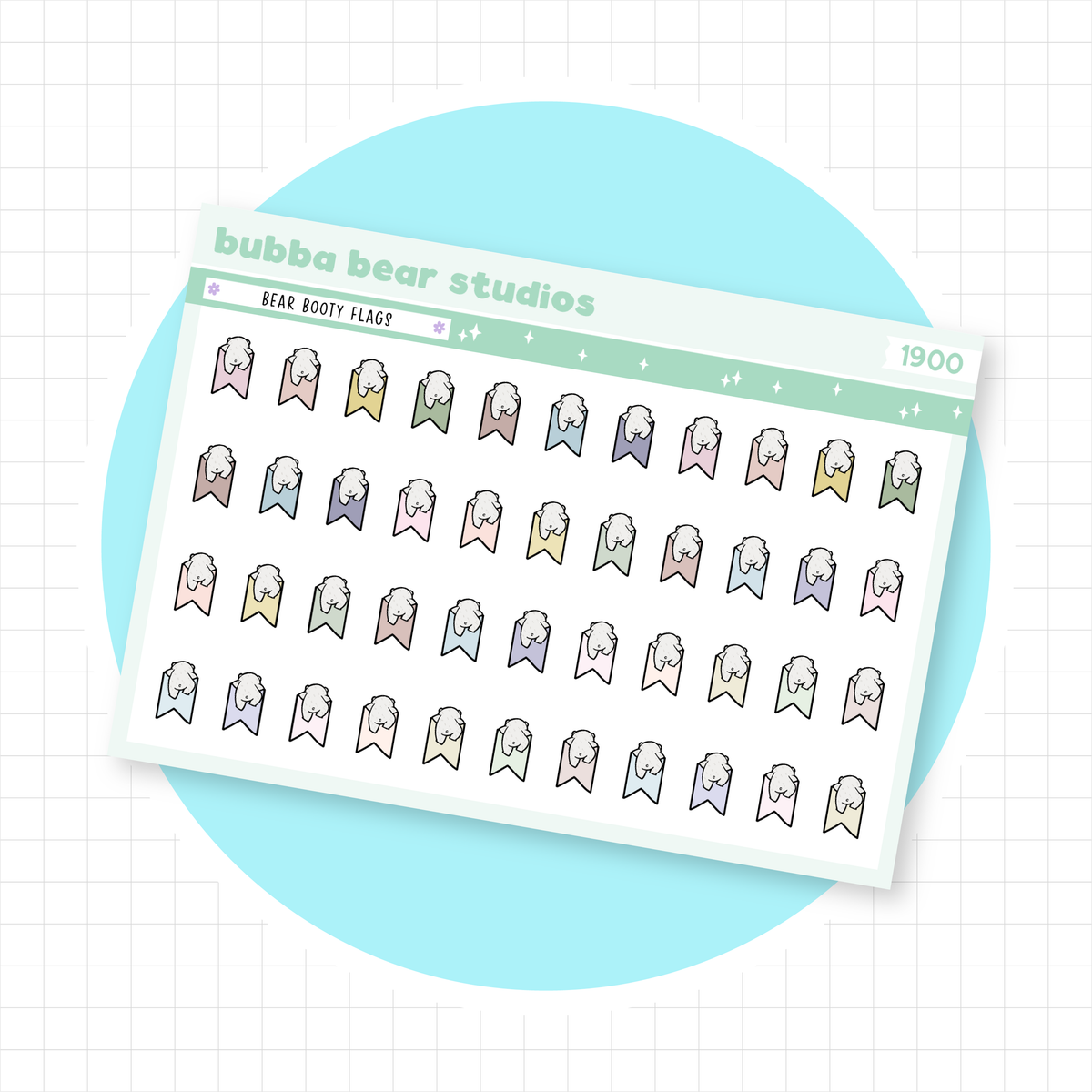 Bear Booty Flags – Bubba Bear Studios