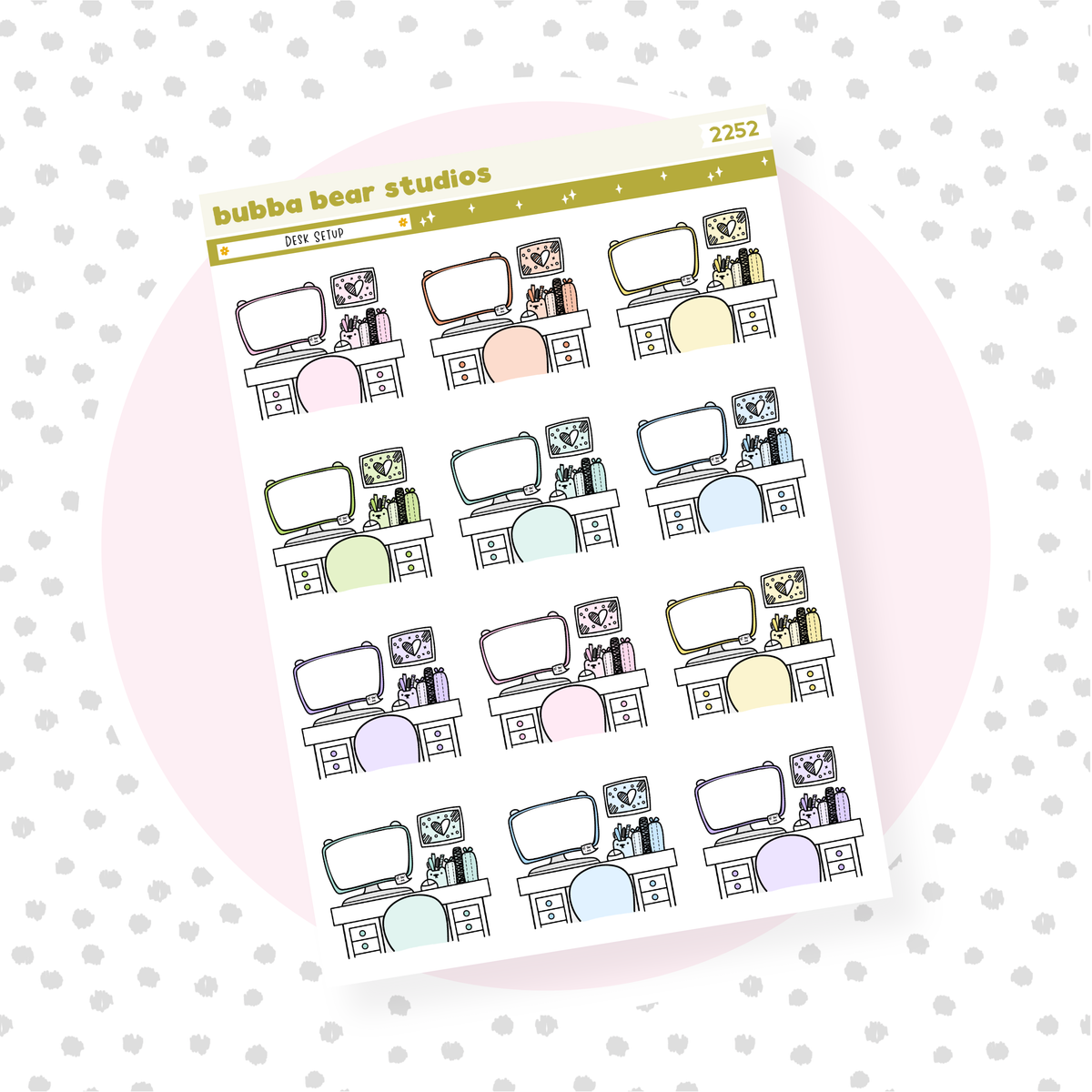 Desk Setup – Bubba Bear Studios