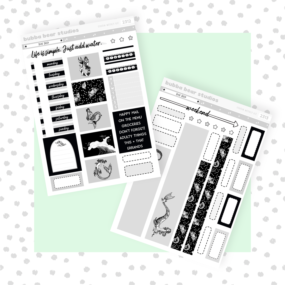 HOBONICHI COUSIN - Dive Deep – Bubba Bear Studios