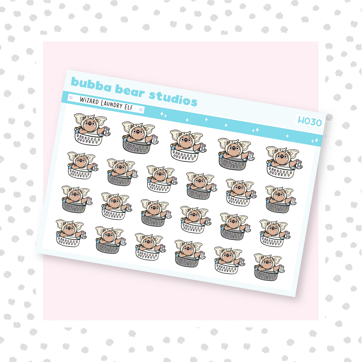 Wizard Laundry Elf – Bubba Bear Studios