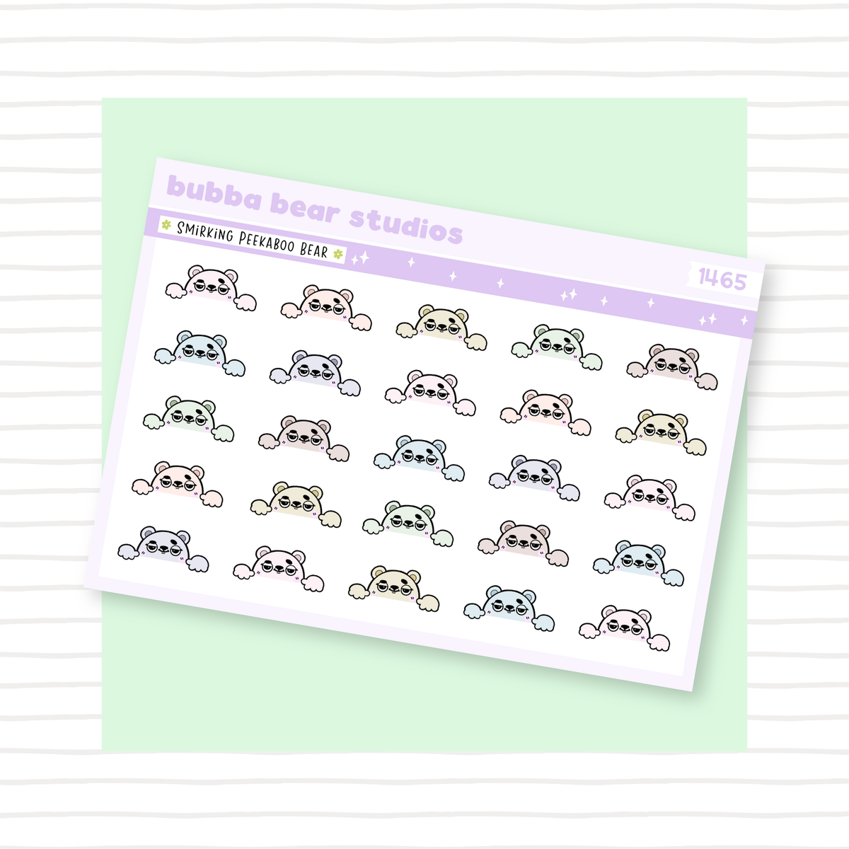 Smirking Peekaboo Bears – Bubba Bear Studios