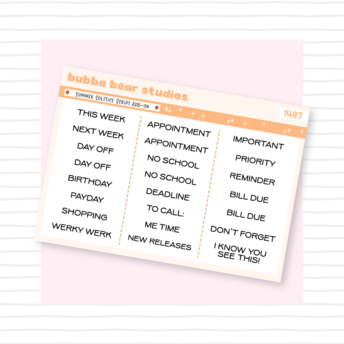 Summer Solstice Script Add-On – Bubba Bear Studios