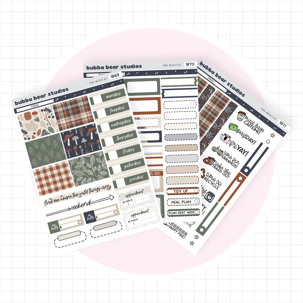 MINI - Forage – Bubba Bear Studios